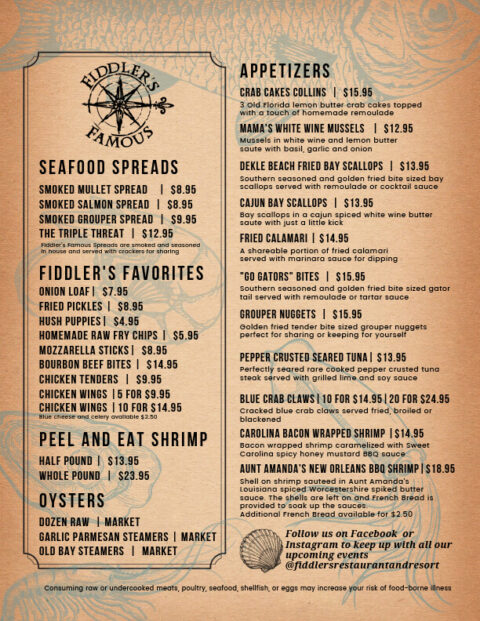 Dining | Fiddlers Restaurant & Resort