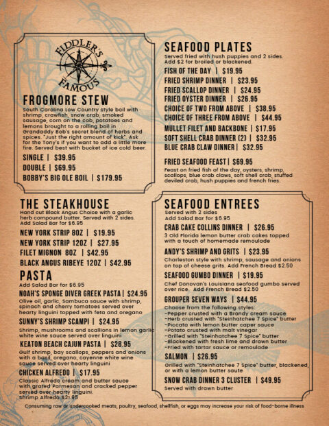 Dining | Fiddlers Restaurant & Resort