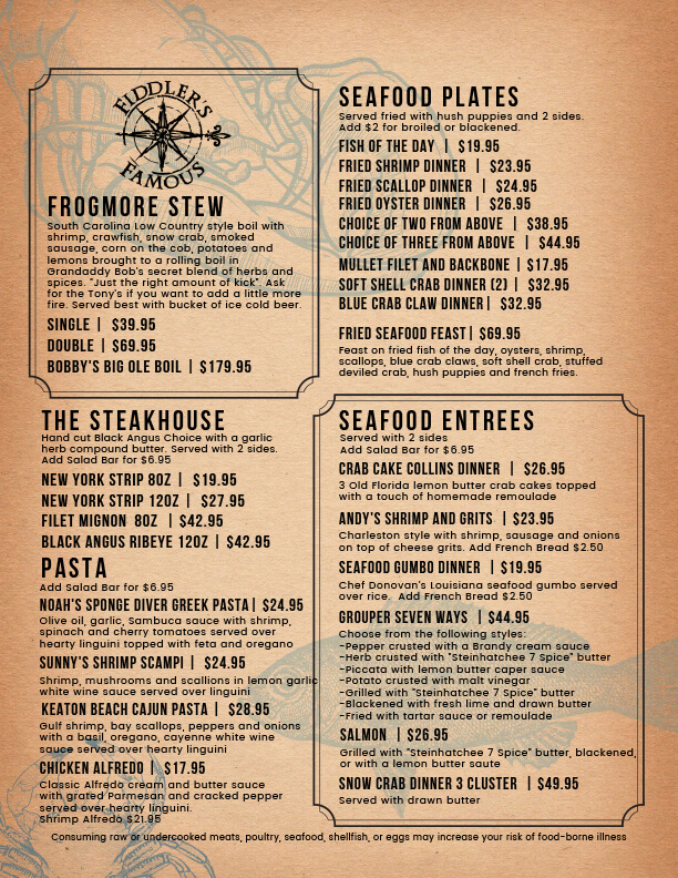 Dining | Fiddlers Restaurant & Resort